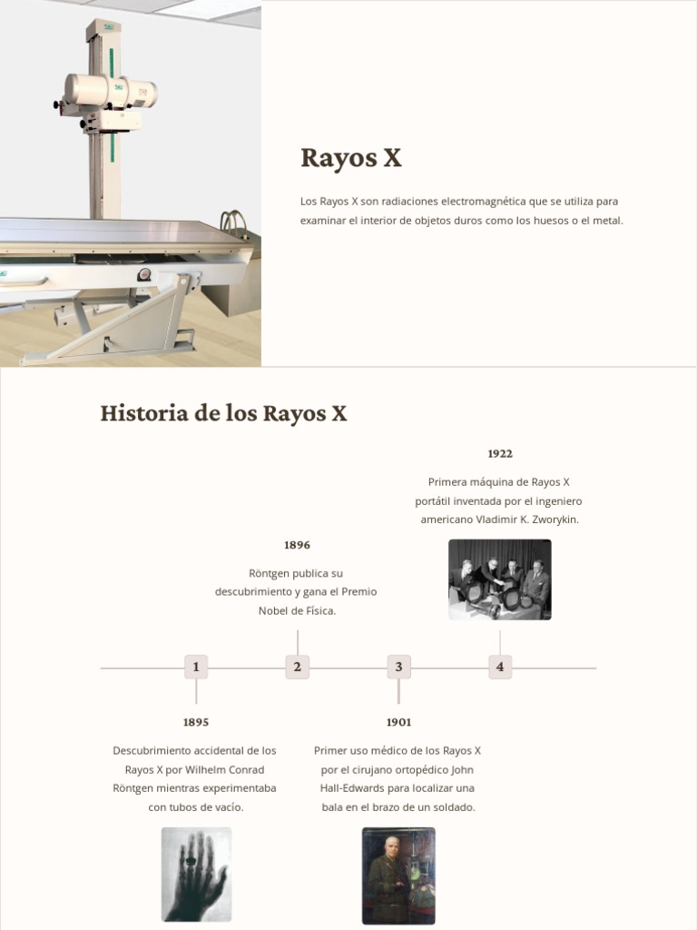 Rayos X (Historia) | PDF | Rayo X | Medicina CLINICA