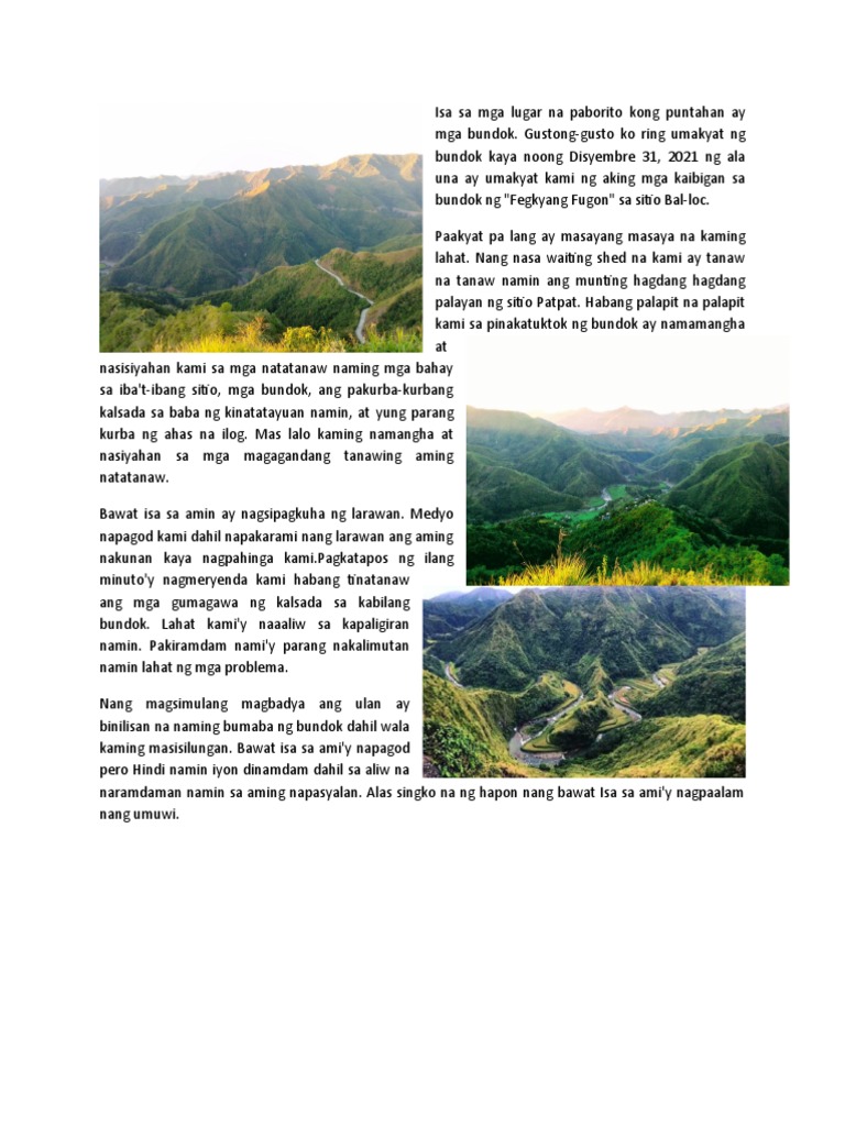 Lakbay-Sanaysay | PDF