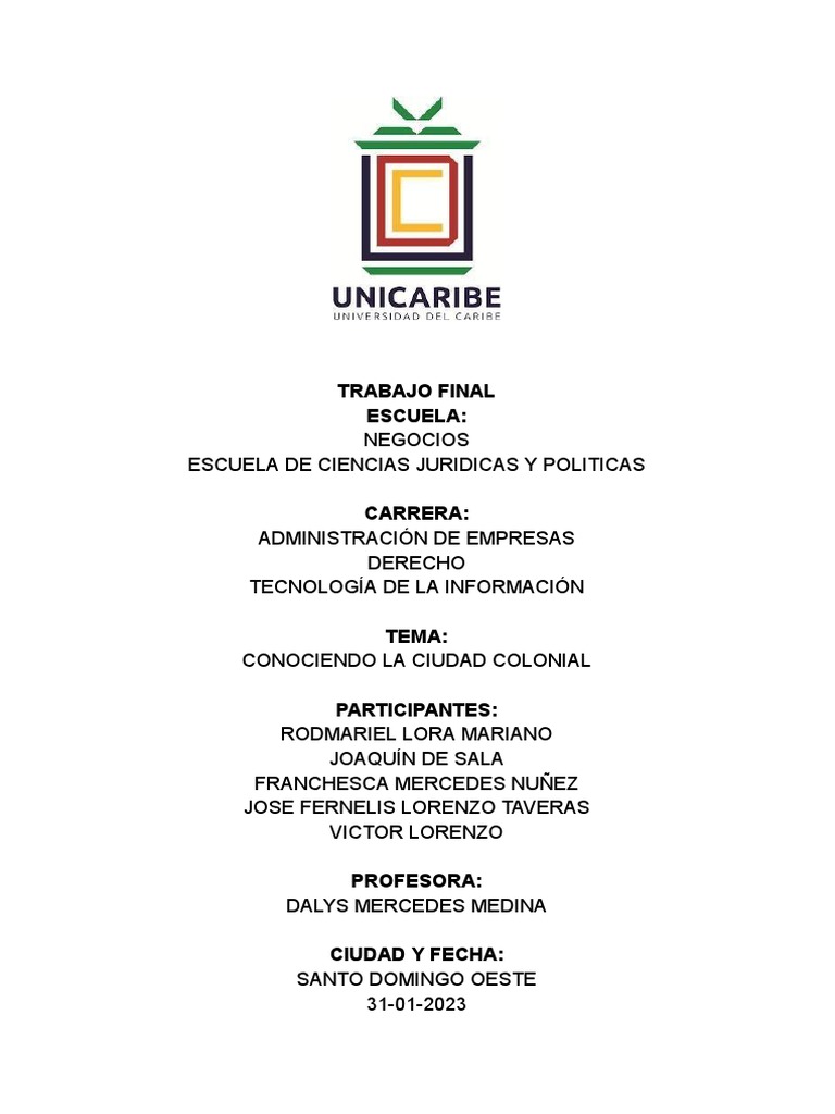 Trabajo Final Historia | PDF Trabajo Final Historia | PDF