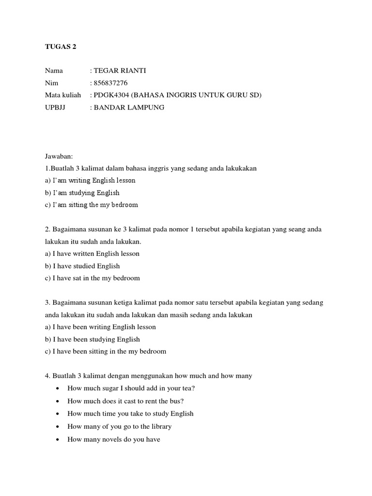Tugas 2 Tegar Rianti | PDF