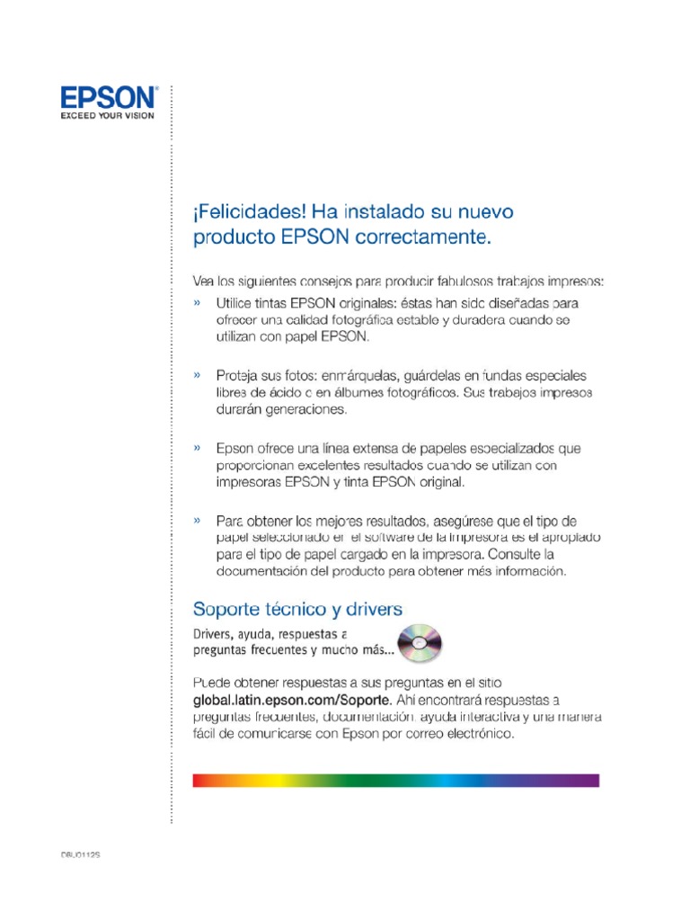 Página de Prueba de Epson | PDF