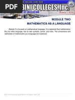 The Tagalog Word For Mathematics | PDF