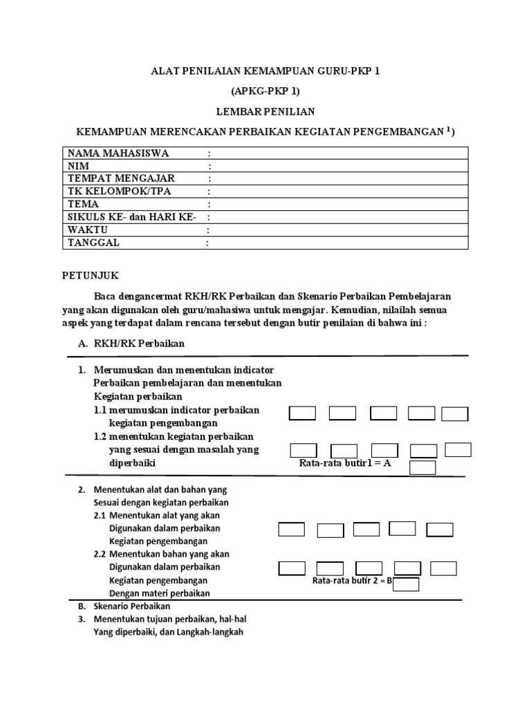 Apkg-Pkp 1 | PDF | Karier & Perkembangan