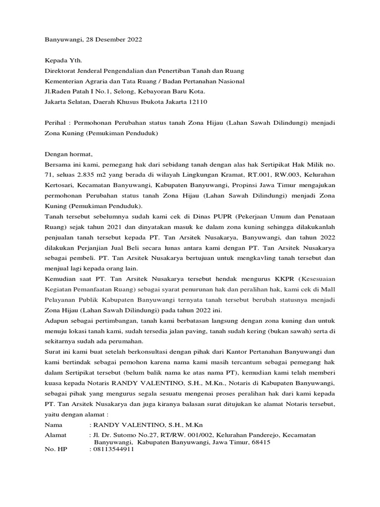 Permohonan LSD | PDF