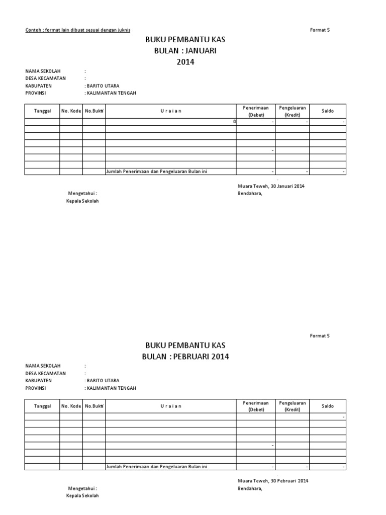 Contoh SPJ Bosda | PDF