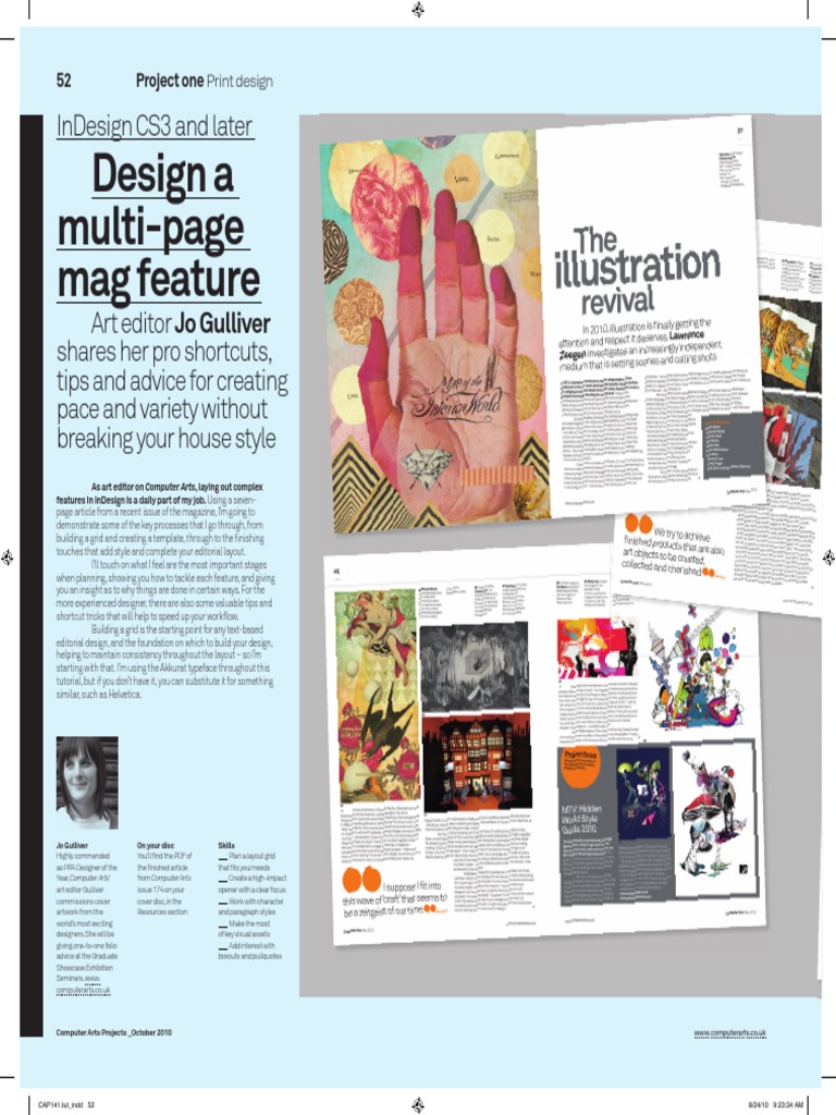 Indesign Layout Tutorial | PDF | Page Layout | Image Resolution