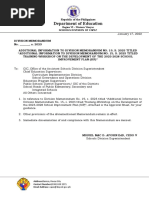 SAmple SF 9 Matatag Report Card | PDF