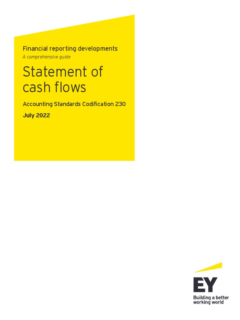 EY Guide to Statement of Cash Flows | PDF | Money Market Fund | Cash ...
