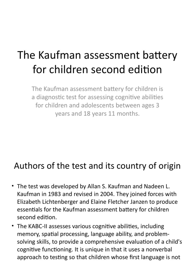 KAUFMAN | PDF | Psychological Concepts | Psychology