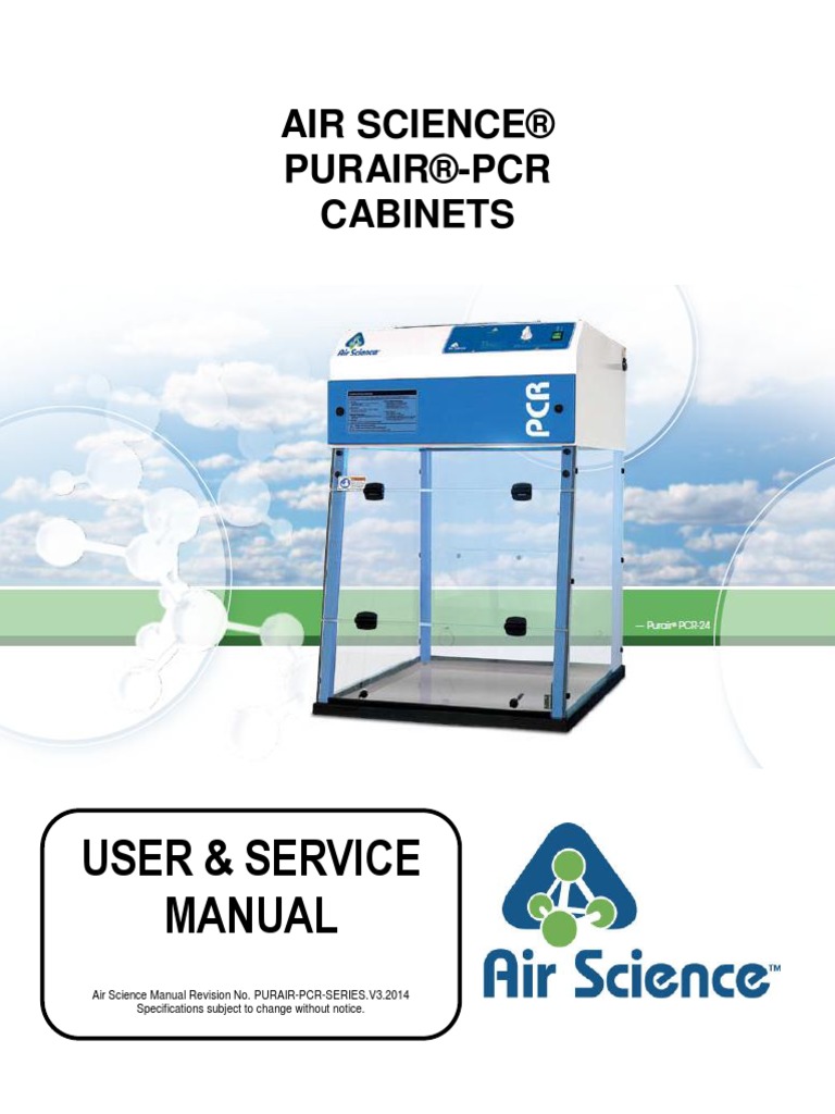 Operations Manual - PURAIR PCR Series.V3.2014 | PDF | Compact ...