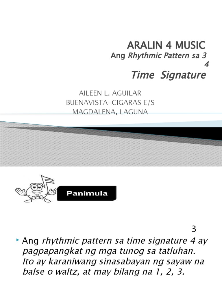Music Y1 Aralin 4 | PDF