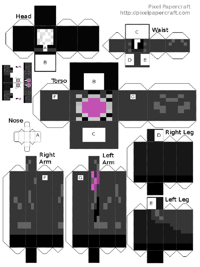 Big TV Man Papercraft in Minecraft | PDF