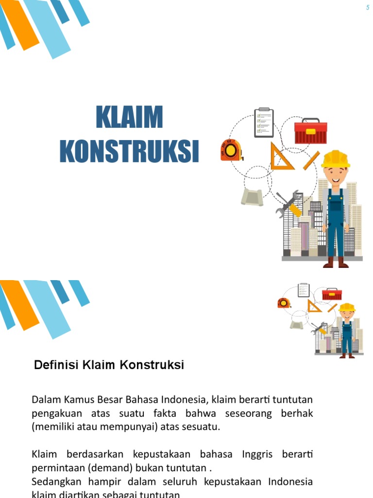 Materi Klaim Konstruksi Revisi | PDF