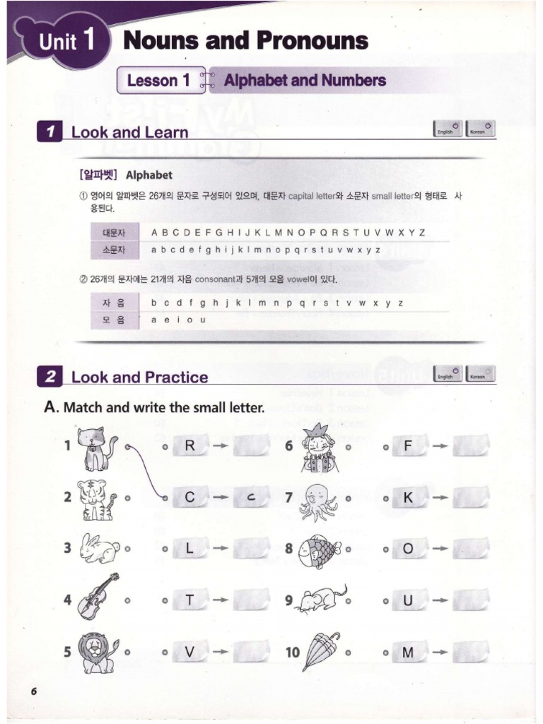 First Grammar Unit 1 | PDF