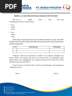Contoh Form Peminjaman Barang Inventaris Kantor 02 | PDF
