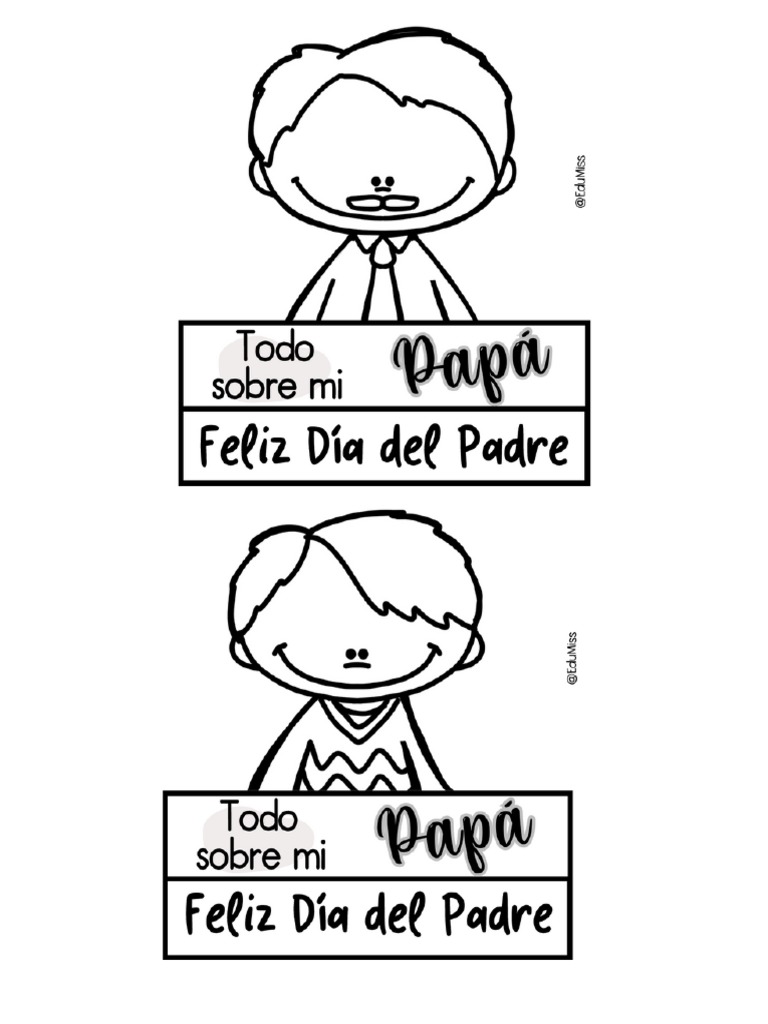 Actividad Día Del Padre | PDF