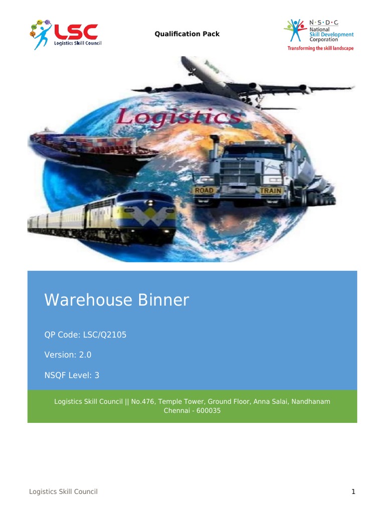 Warehouse Binner - LSC - Q2105 - v2.0 | PDF | Warehouse | Logistics