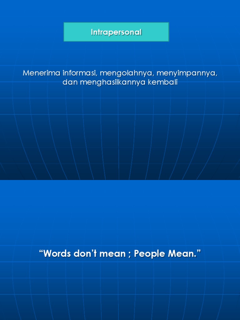 Archpresentation 6 Intrapersonal | PDF