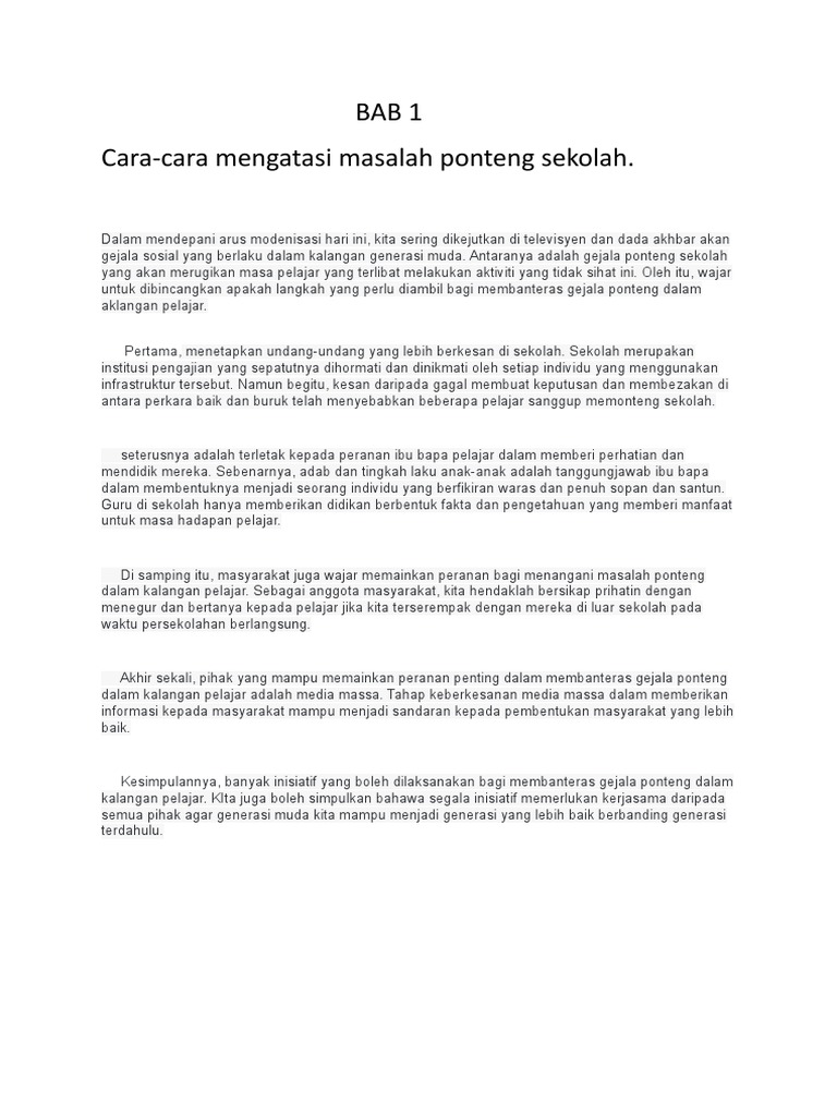 Karangan BM f3 | PDF