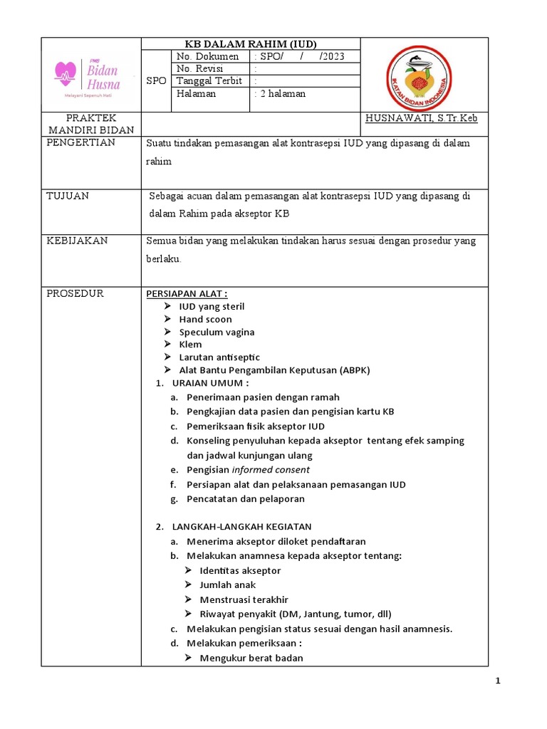 SPO KB Iud | PDF