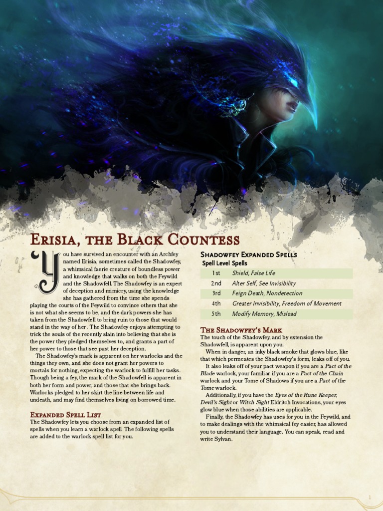 Black Countess Patron | PDF