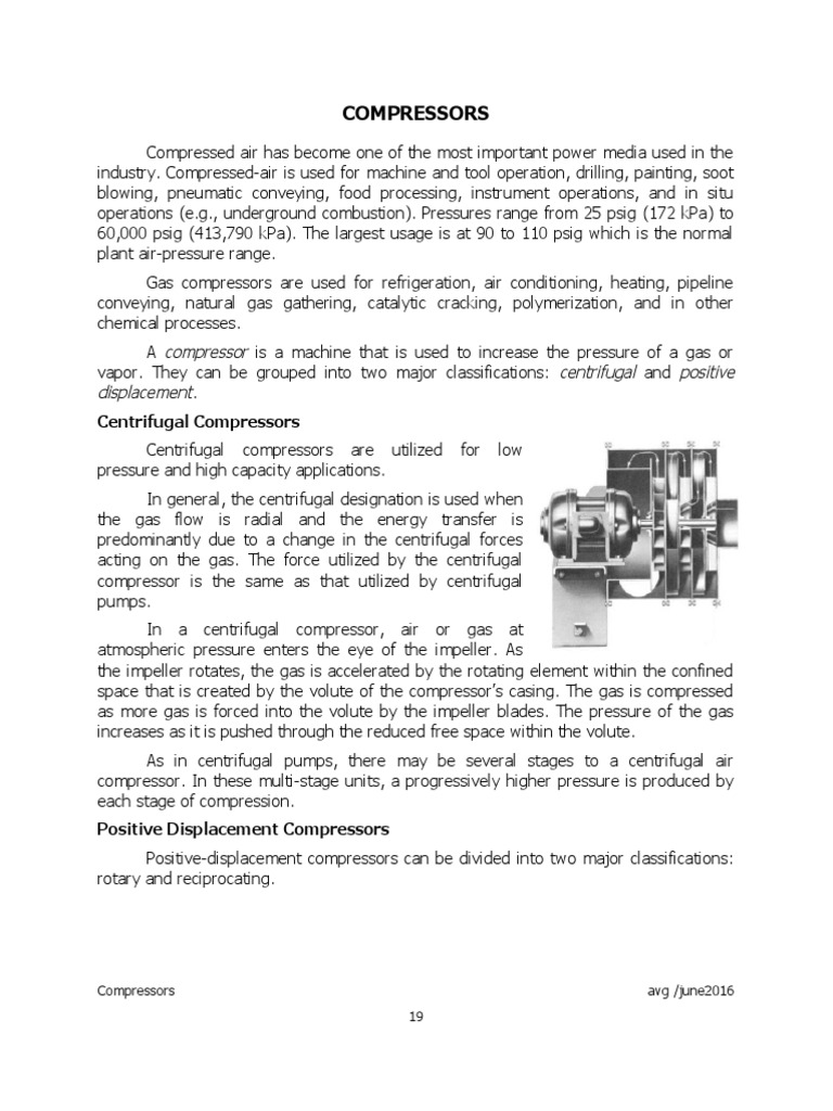 1 Compressors | PDF | Pump | Gases