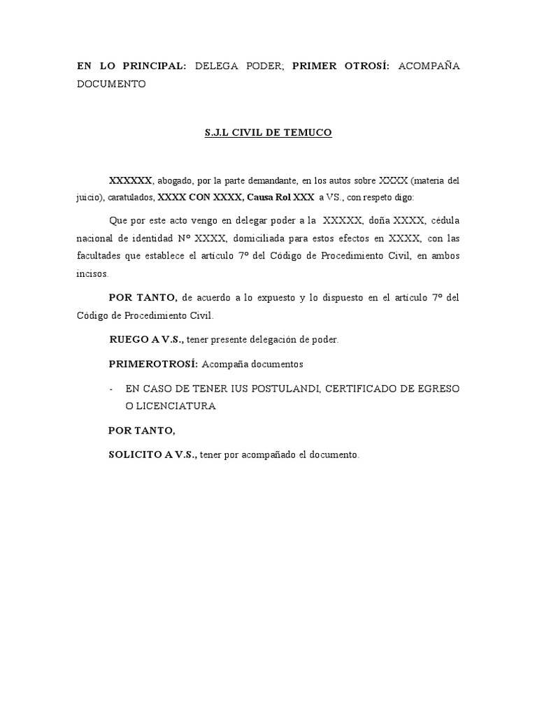 Delega Poder | PDF