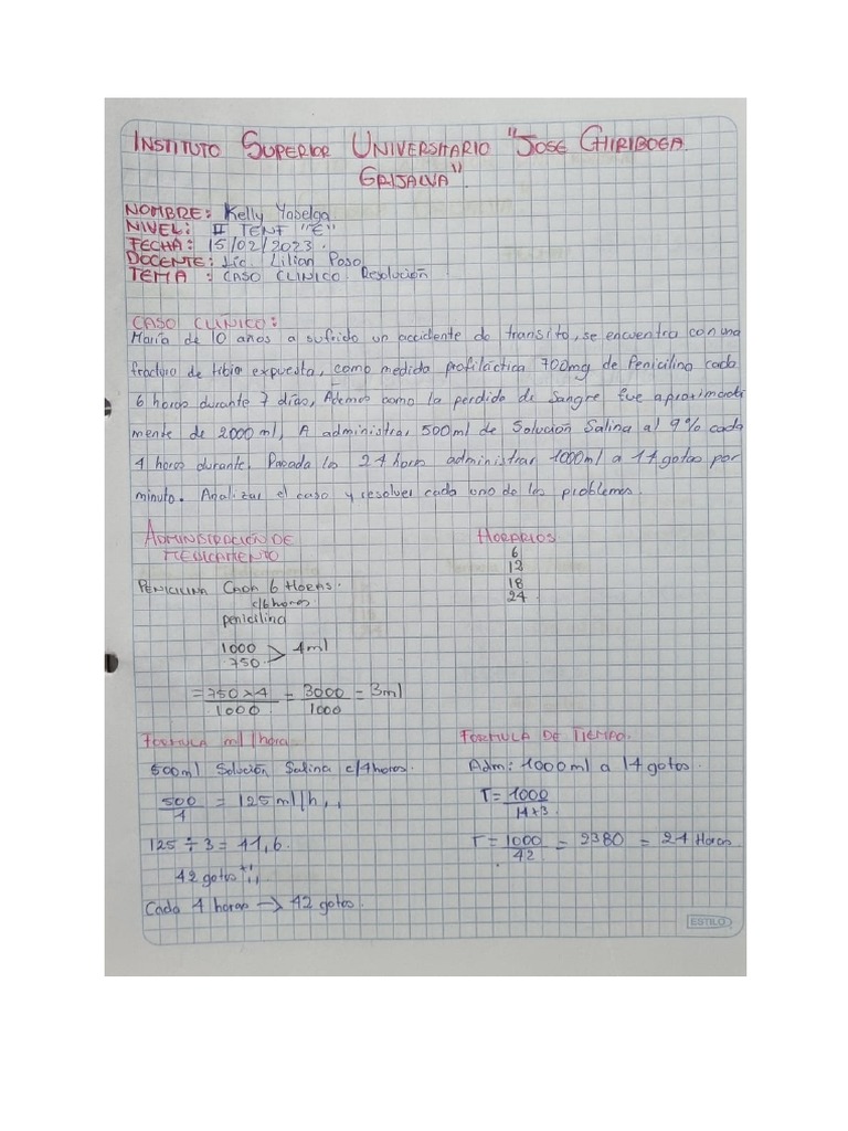 Resolucion Caso Clinico | PDF Resolucion Caso Clinico | PDF