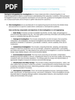 Geological and Geophysical Investigation in Civil Engineering | PDF ...
