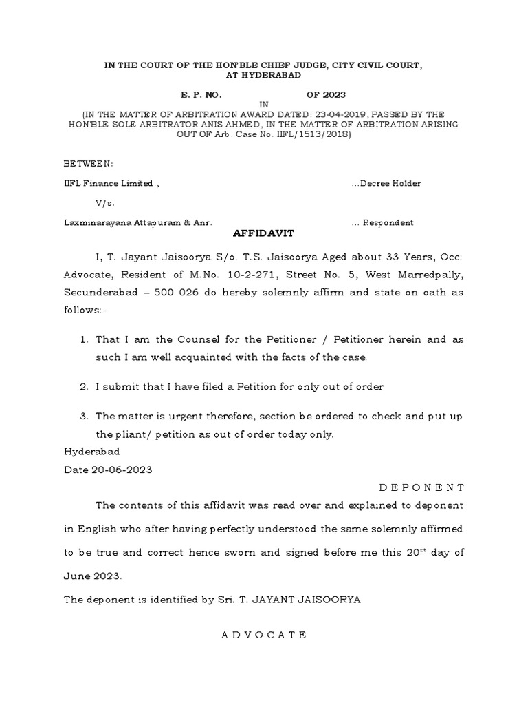 Out of Order | Download Free PDF | Affidavit | Judiciaries