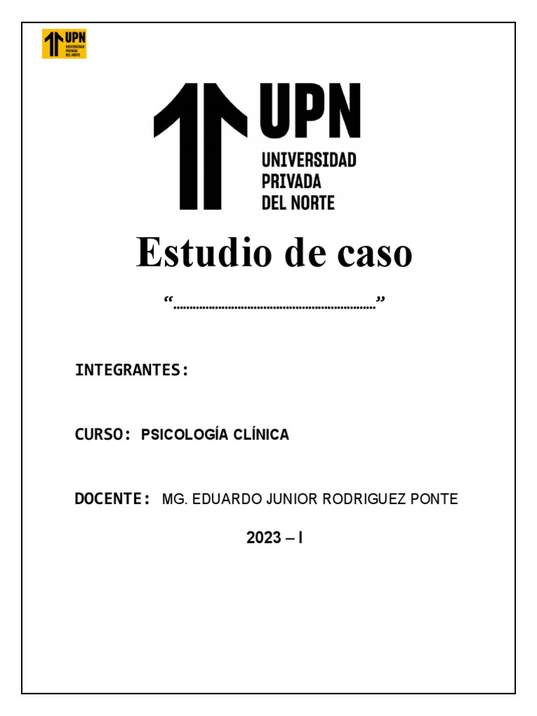 Estructura Del Informe Psicológico Final Pdf 9390