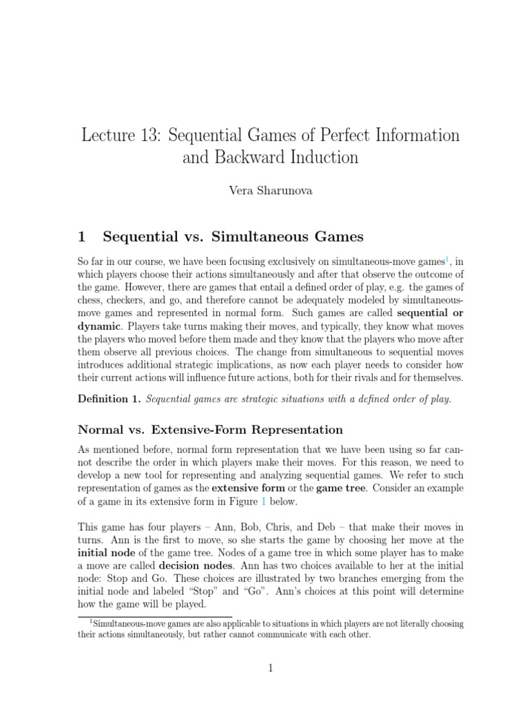 Module 4 Lecture 13 | PDF | Game Theory | Gaming