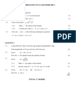 N6 Mathematics | PDF | Derivative | Equations