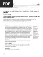Trunk Impairment Scale PDF | PDF | Physical Therapy | Cronbach's Alpha