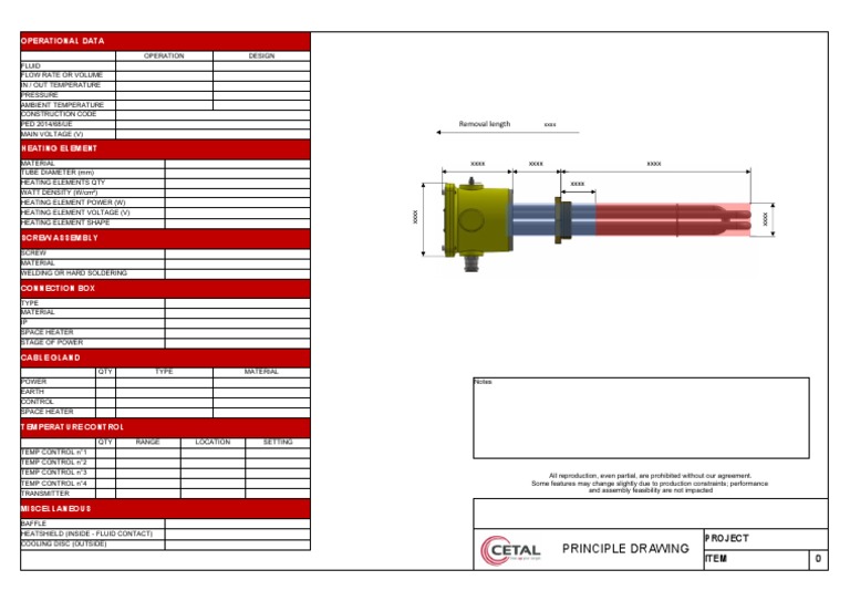 Project Datasheet Screw On Immersion Heaters en | PDF