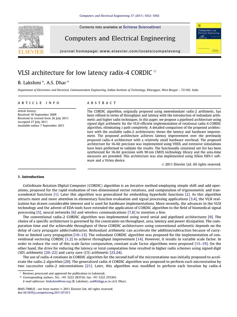 Radix-4 Architecture | PDF | Computer Engineering | Computing Radix-4 Architecture | PDF | Computer Engineering | Computing