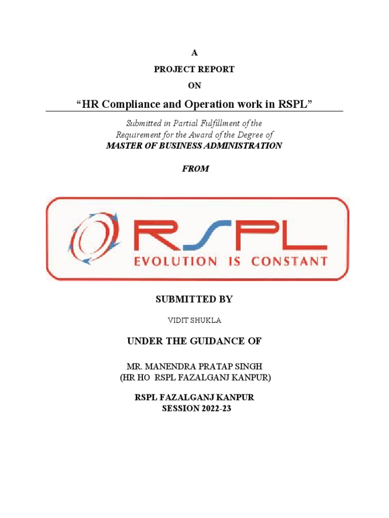 RSPL | PDF | Human Resource Management | Recruitment