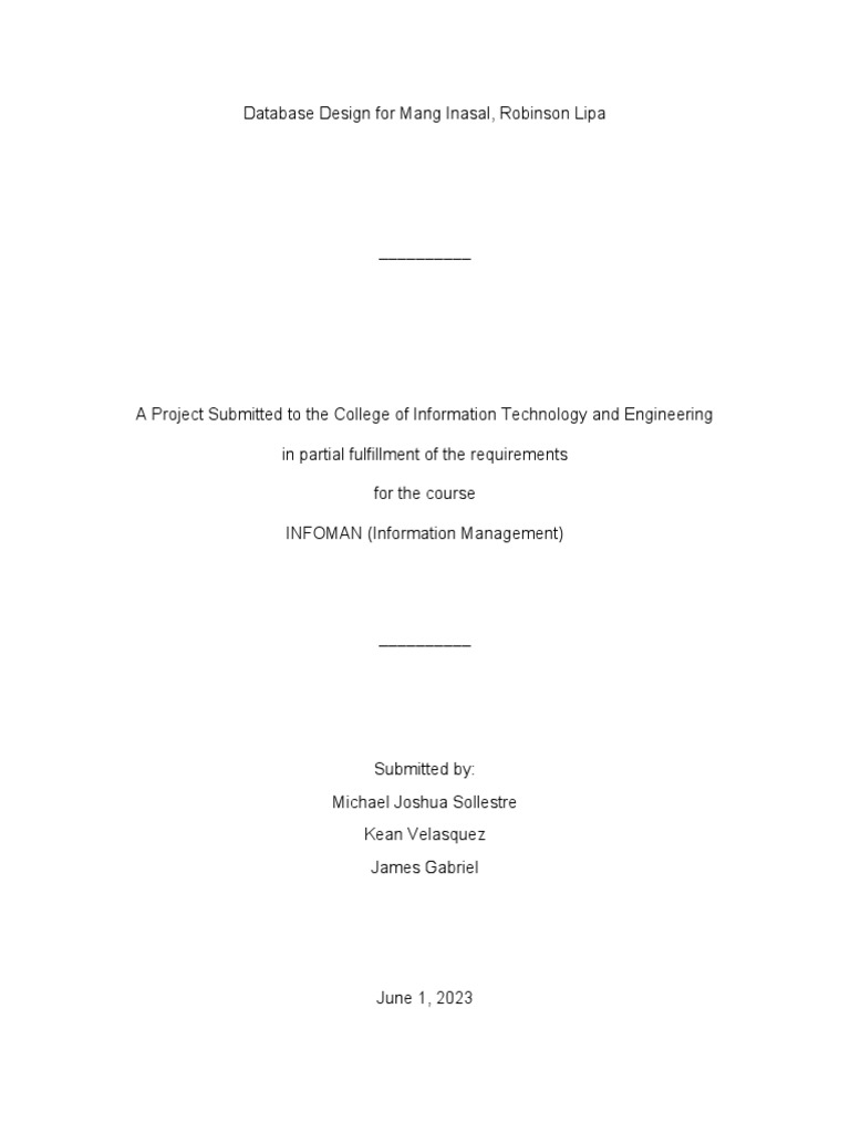 Final Project Pdf Databases Security