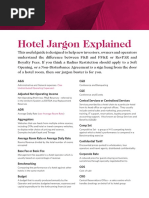 Hotel Terminology and Abbreviations Guide | PDF | Revenue | Hotel