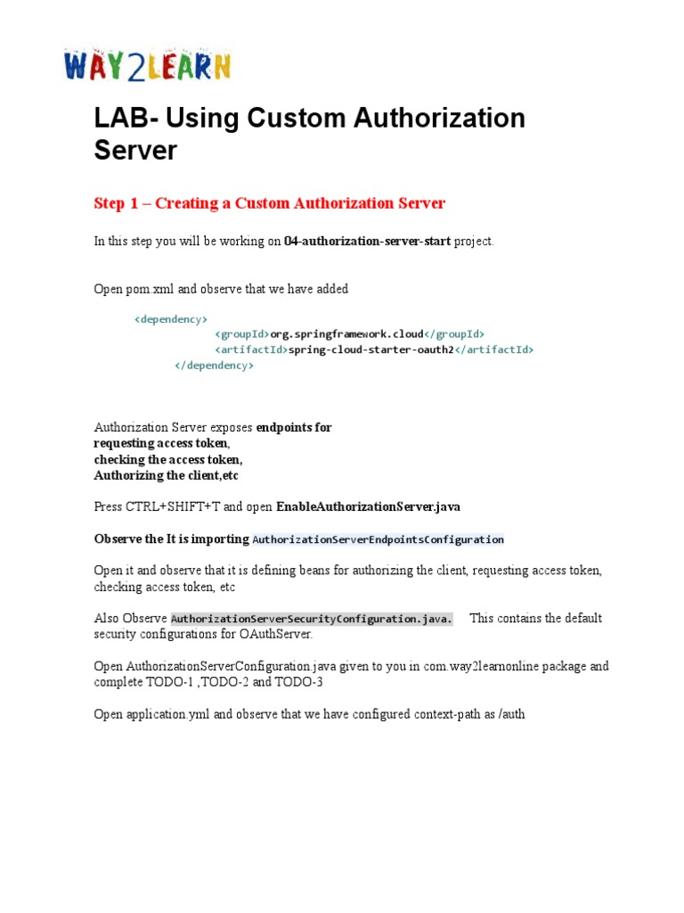 13 Custom Auth Server | PDF | Login | User (Computing)