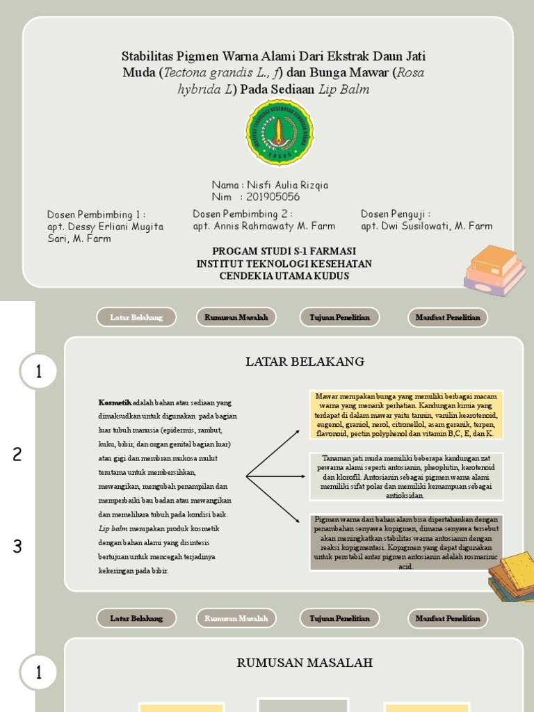 0 PPT Sidang Sempro Nisfi | PDF