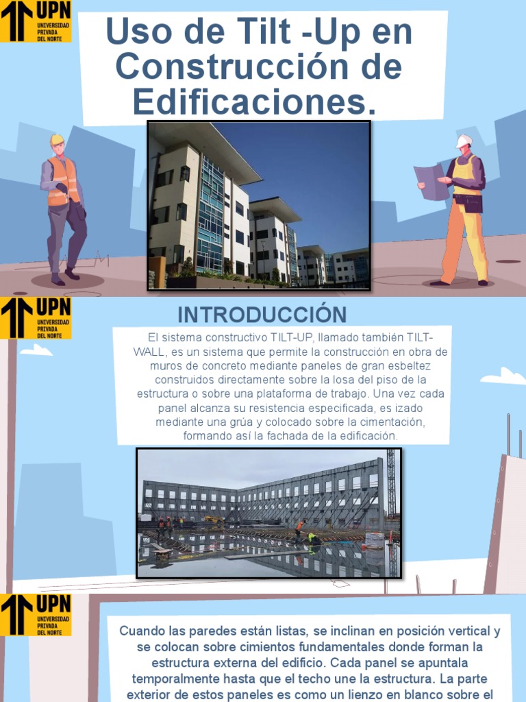 Uso de Tilt - Up en Construcción de Edificaciones | PDF | Hormigón | Fundación (Ingeniería)