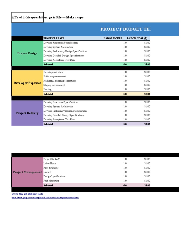 Project Management Templates | PDF | Specification (Technical Standard ...
