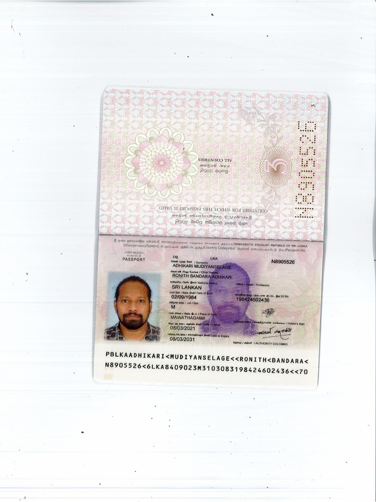 Bandara Passport | PDF