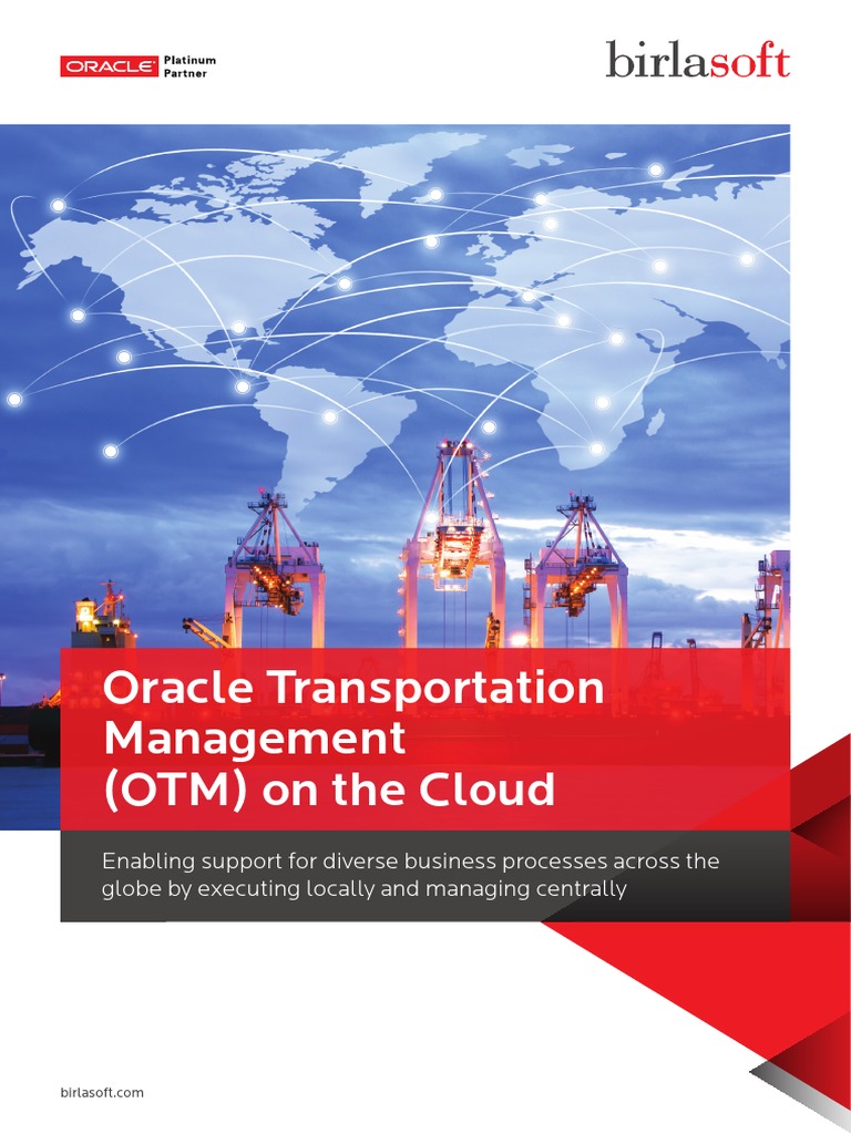 Otm On Cloud | PDF | Logistics | Cloud Computing