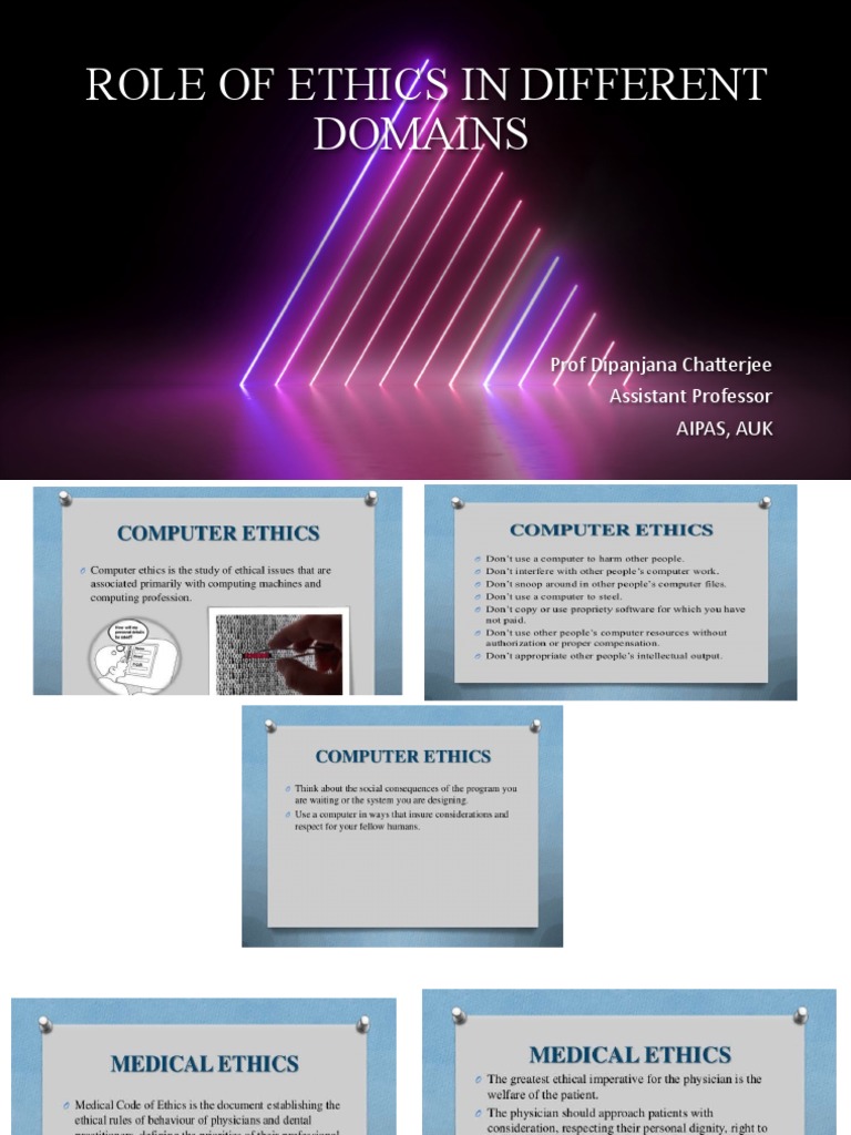 PFE 301 Module 5 Ethics in Other Domain | PDF