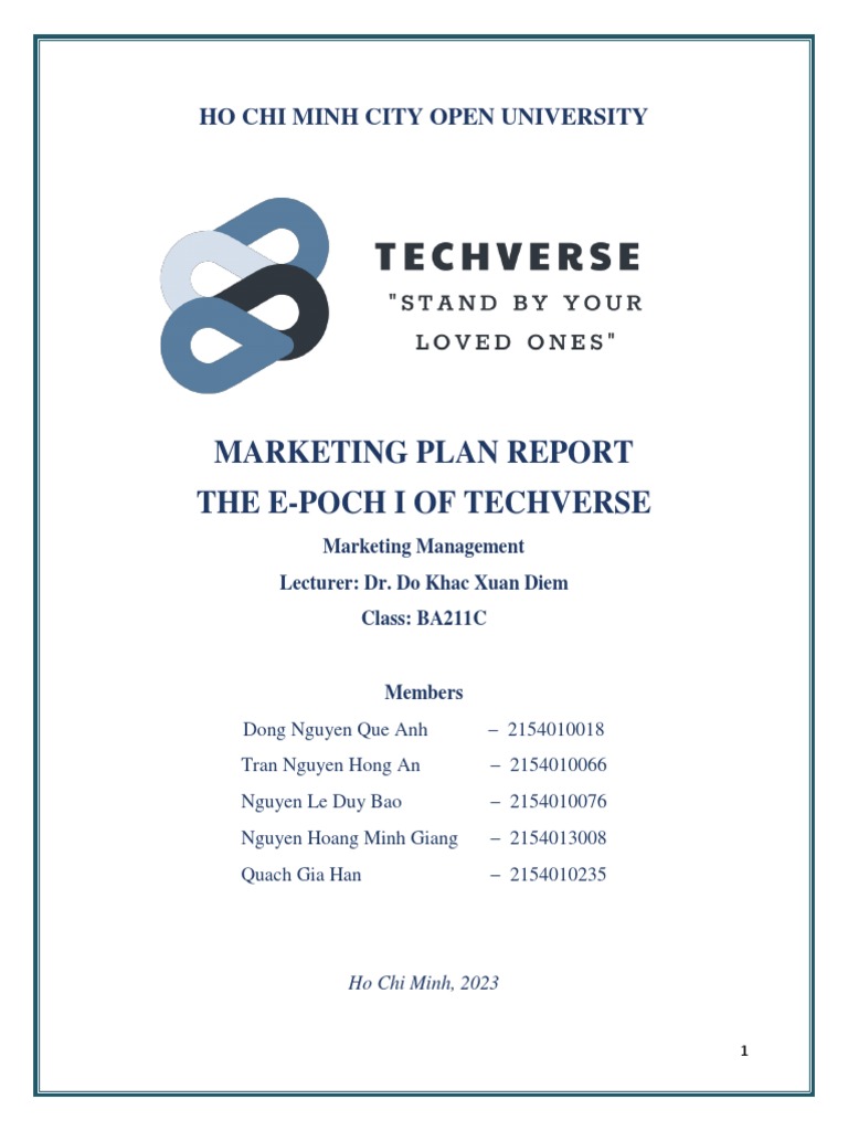 Techverse Plan | PDF | Market Segmentation | Brand