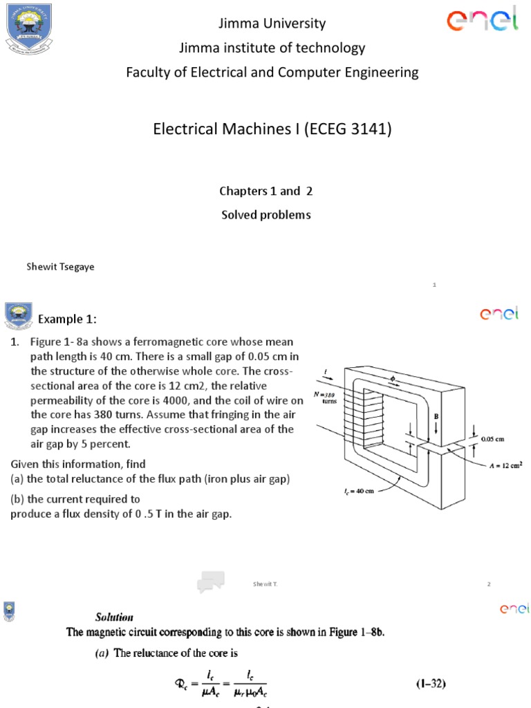 Solved Problems (1&2) | PDF | Transformer | Electrical Impedance