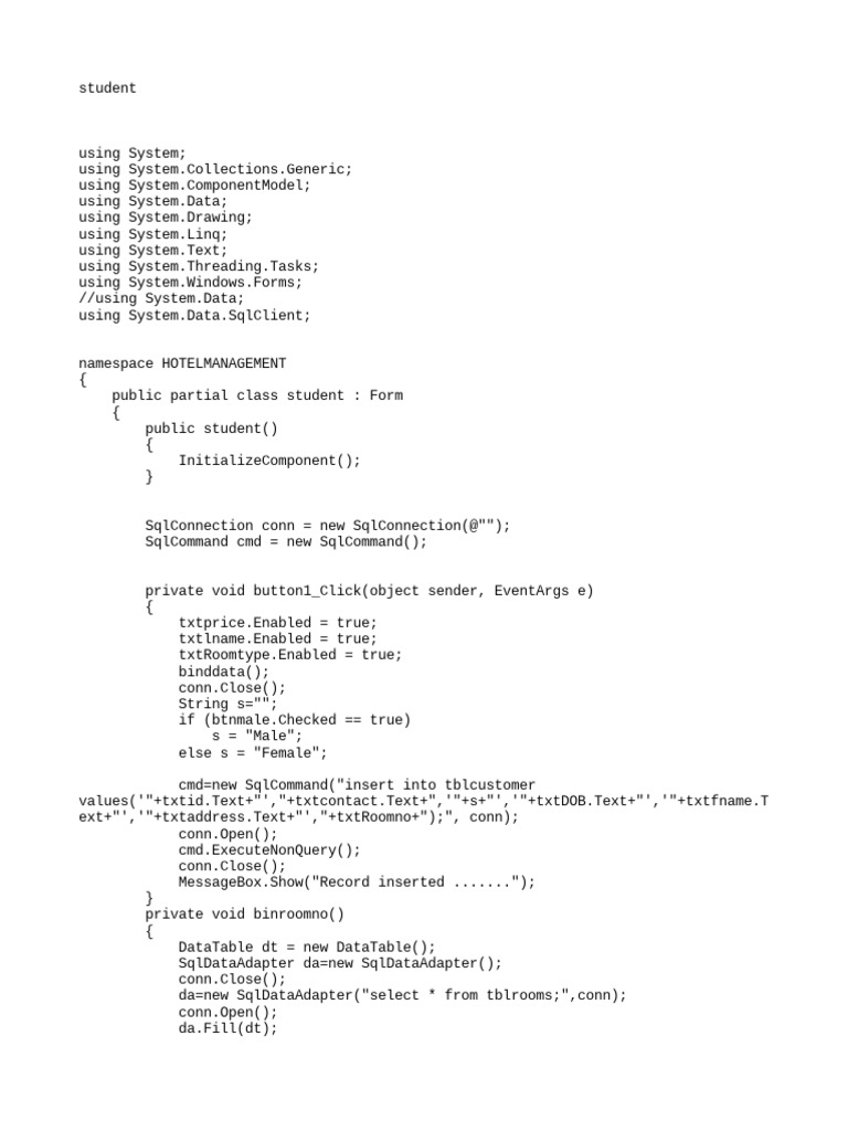 Student | PDF | Object Oriented Programming | Programming Paradigms
