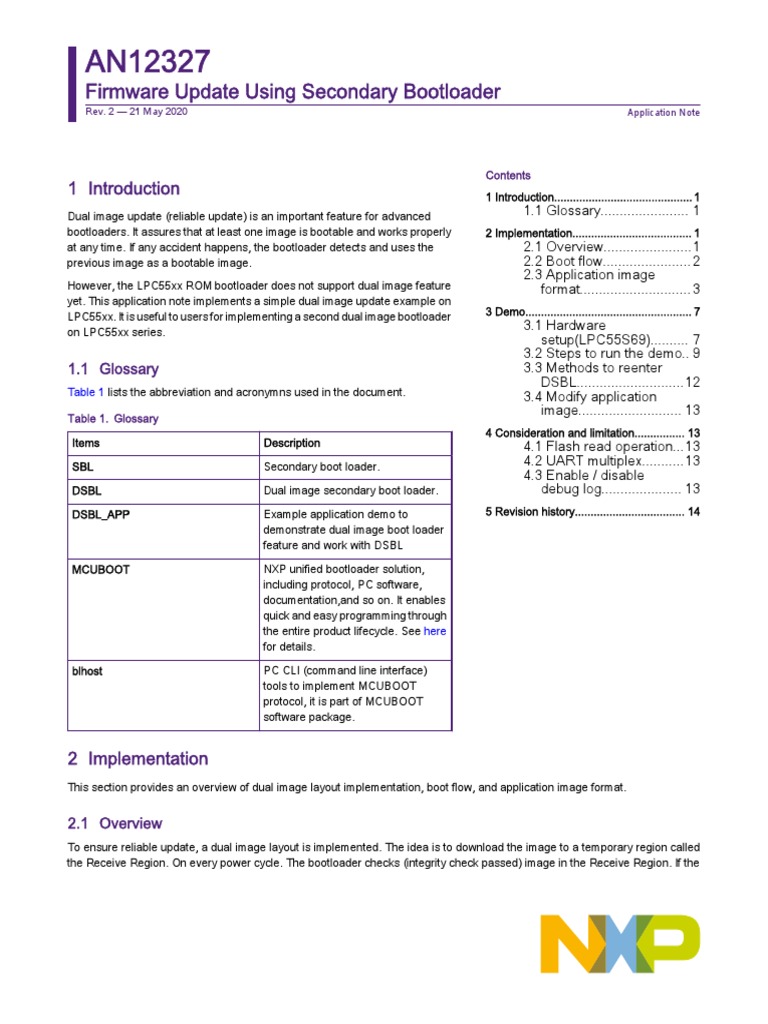 AN12327 | PDF | Booting | Flash Memory